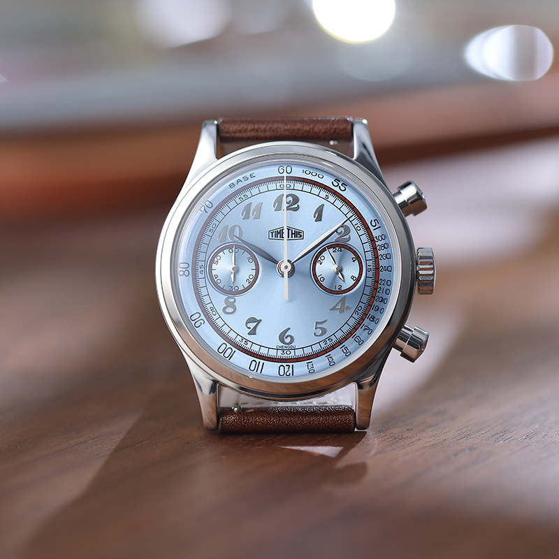 REF. 2201RS7 1940S VINTAGE STYLE CHRONOGRAPH (Glacier Blue)